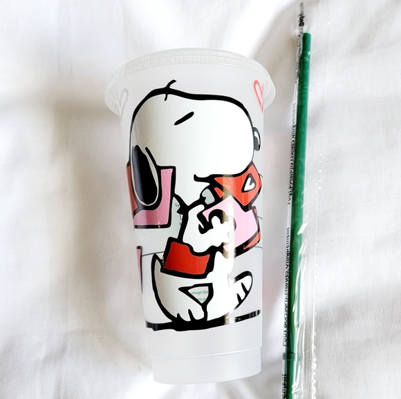 Starbucks | Dining | Snoopy Starbucks Cold Cup Valentines Day Love ...